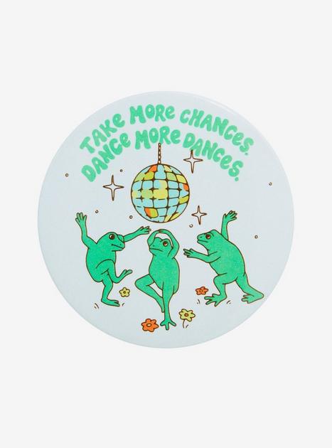 Chances & Dances Frog 3 Inch Button | Hot Topic