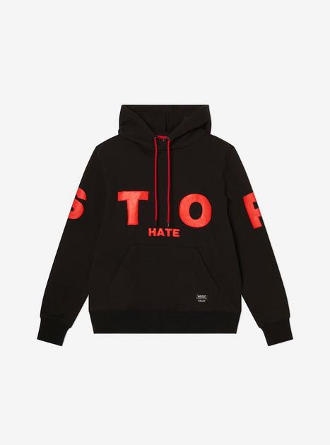 WeSC 90's Mike Stop Hate Hoodie | Hot Topic