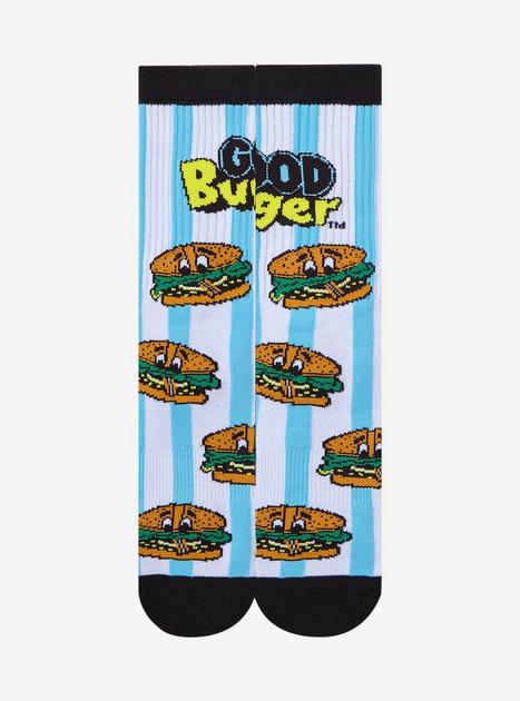 Good Burger Stripe Crew Socks | Hot Topic