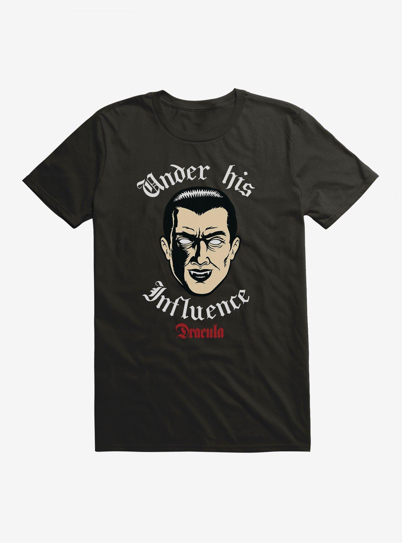 Universal Monsters Dracula Under His Influence T-Shirt - BLACK | BoxLunch