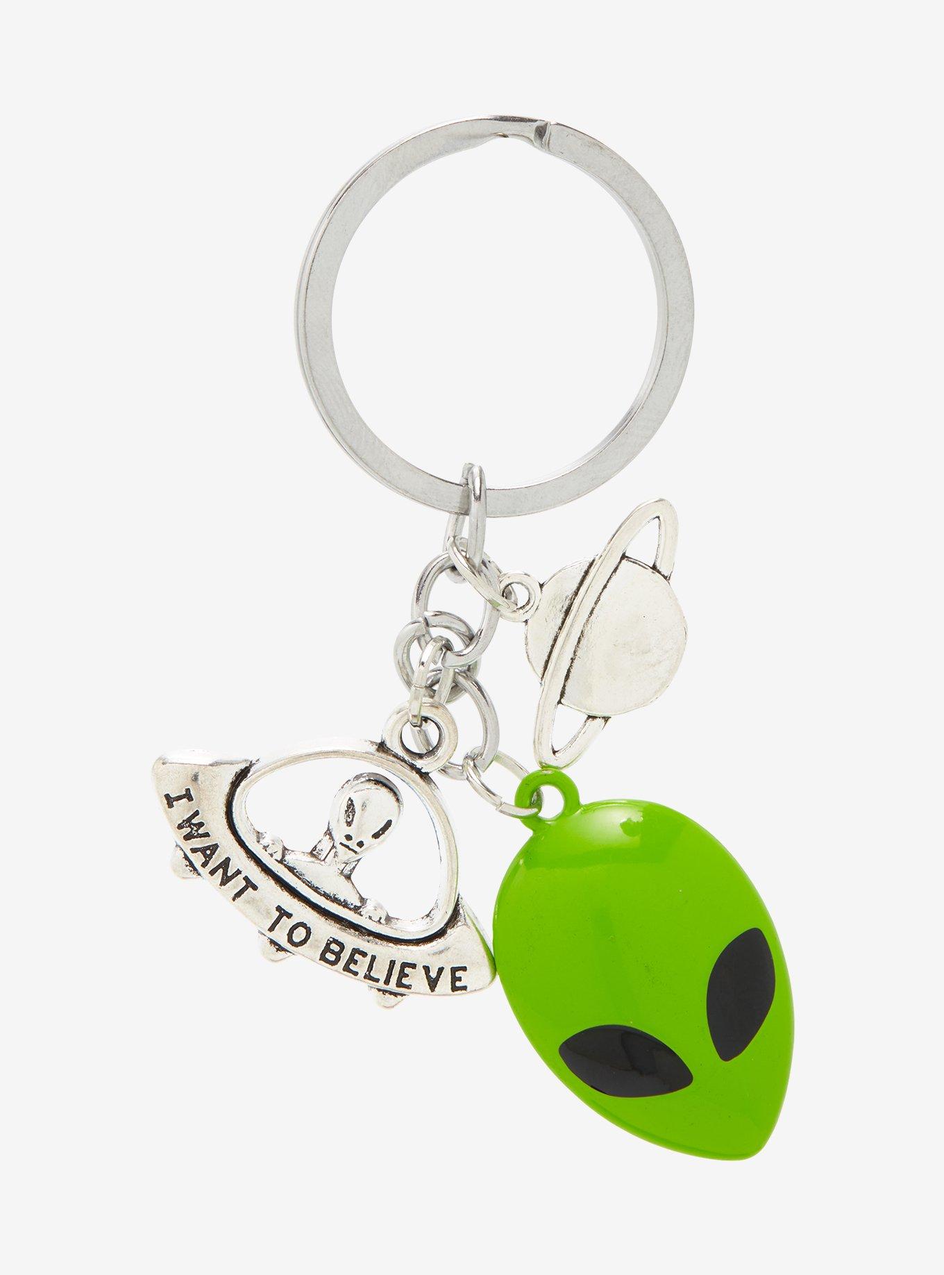 Alien Spaceship Charm Key Chain | Hot Topic