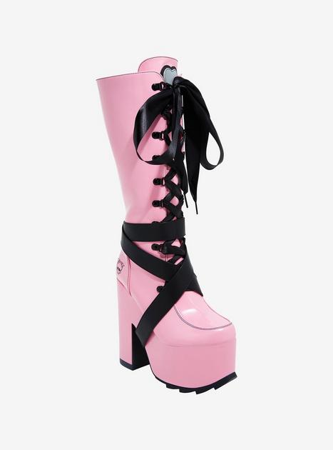 YRU Monster High Draculaura Platform Boots | Hot Topic