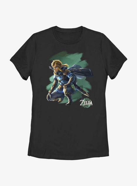 The Legend of Zelda: Tears of the Kingdom Link Crouch Womens T-Shirt ...