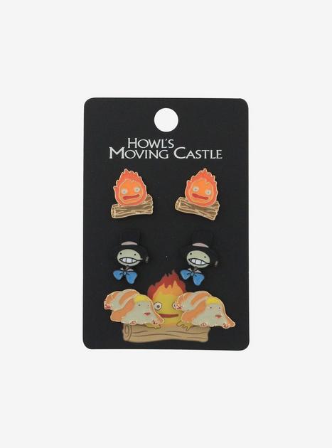 Studio Ghibli Howl's Moving Castle Characters Stud Earring Set | Hot Topic