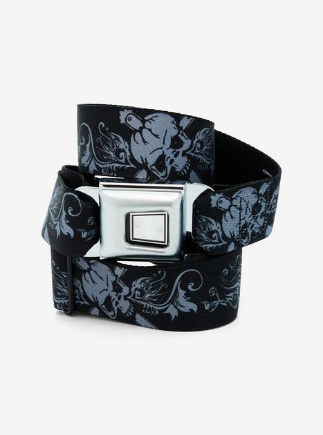 Skull & Cross Seatbelt Belt | Hot Topic