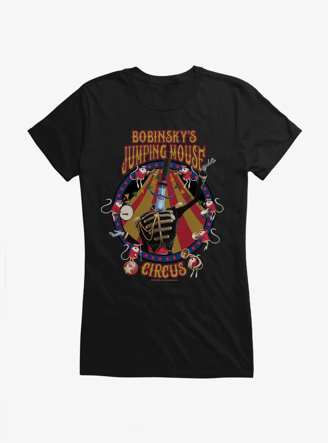 Coraline Bobinsky's Jumping Mouse Circus Girls T-Shirt - BLACK | Hot Topic