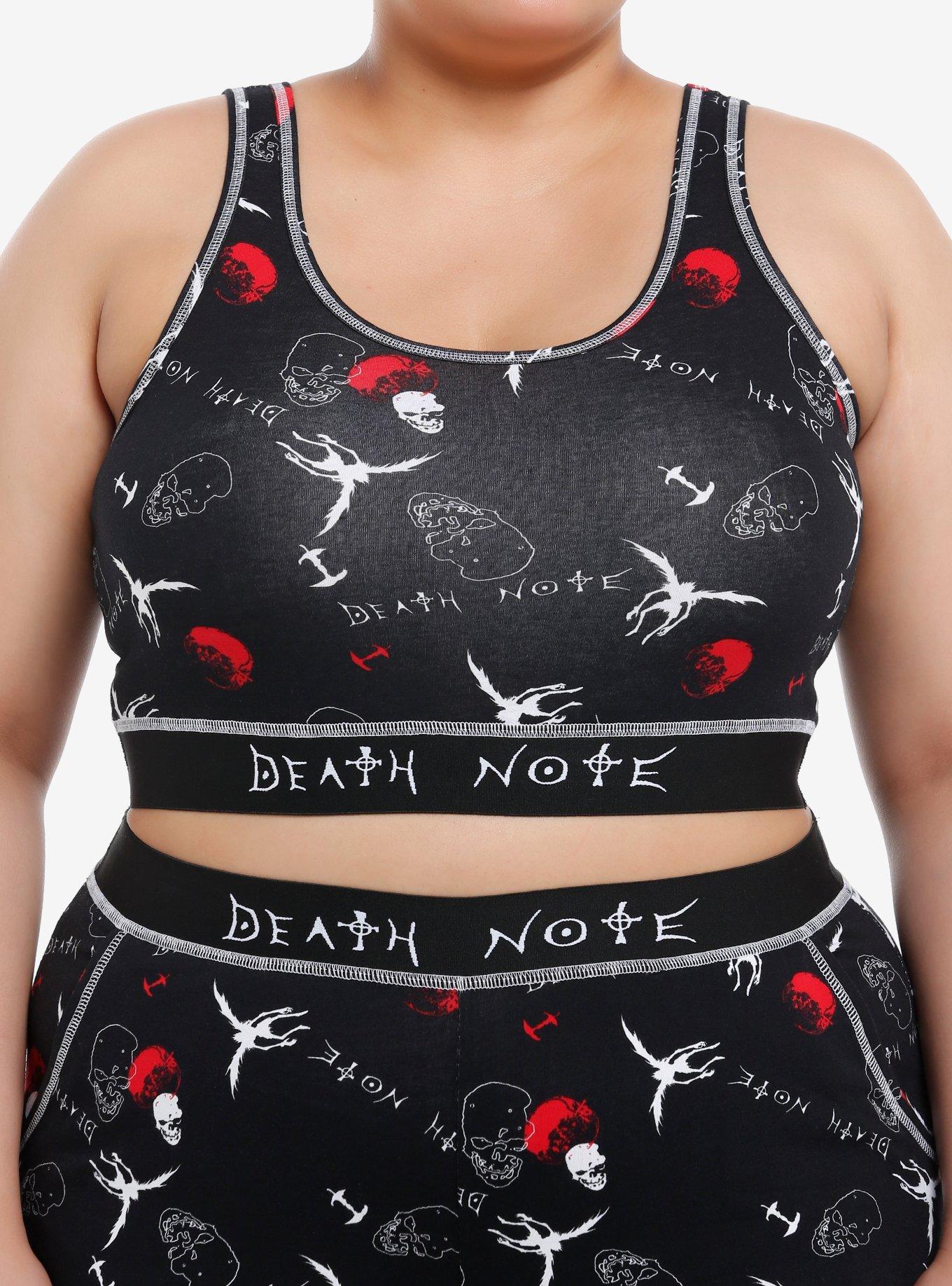 Death Note Ryuk Lounge Girls Crop Tank Top Plus Size Hot Topic