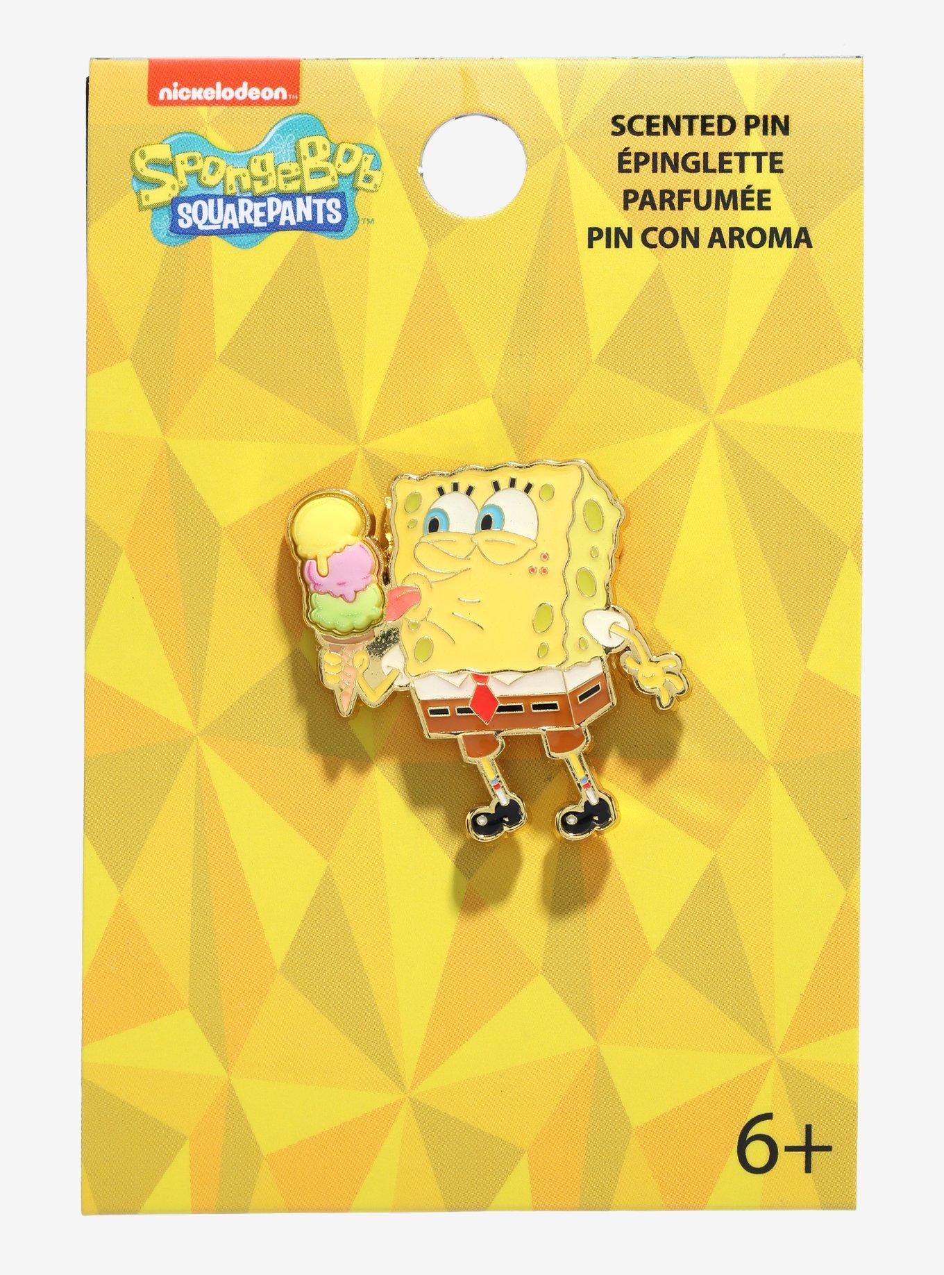 Loungefly SpongeBob SquarePants Ice Cream SpongeBob Scented Enamel Pin ...
