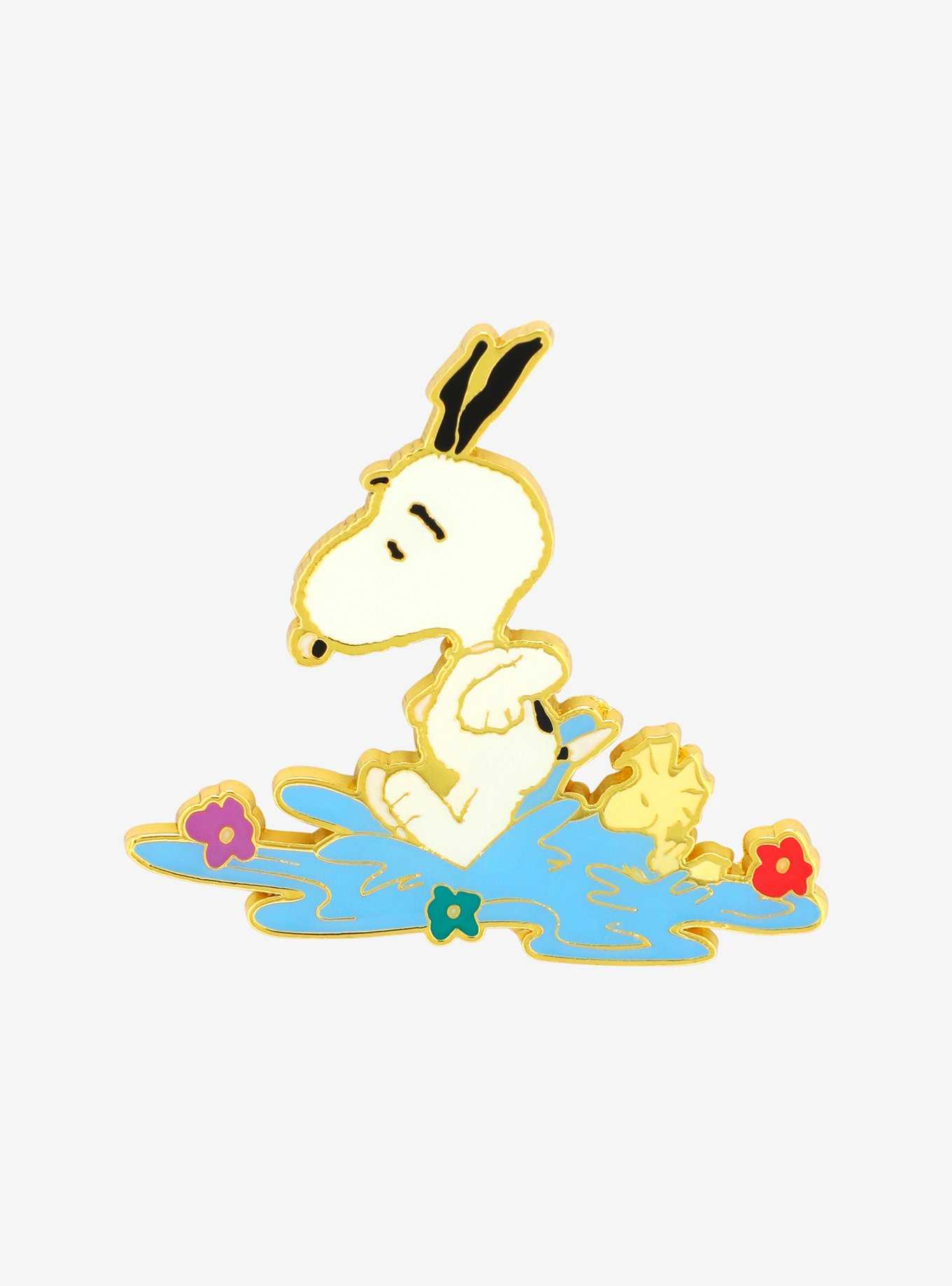 Loungefly Peanuts Snoopy and Woodstock Rain Puddle Enamel Pin ...