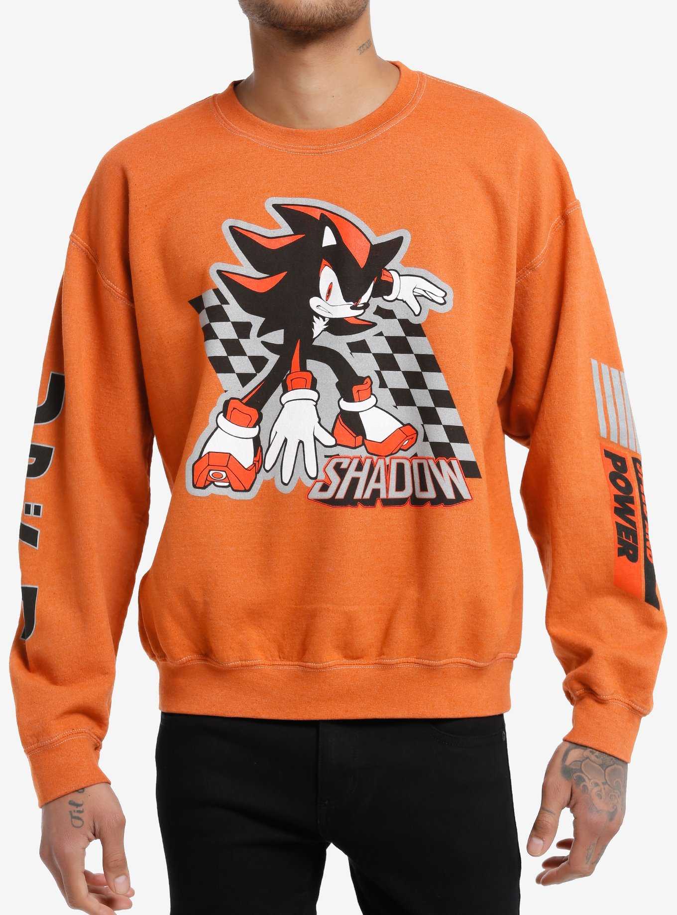 Sonic The Hedgehog Shadow Checkered Sweatshirt | Hot Topic