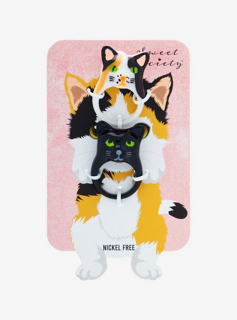 Sweet Society Cat Best Friend Ring Set | Hot Topic