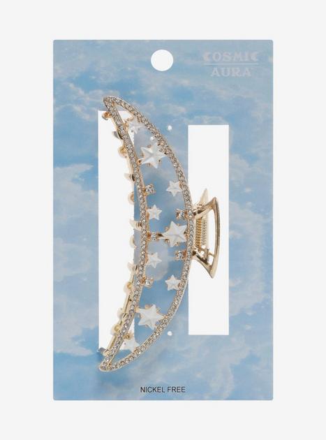 Cosmic Aura Moon Star Claw Hair Clip | Hot Topic