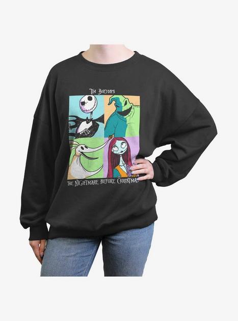 Disney The Nightmare Before Christmas Scream Team Womens Oversized ...