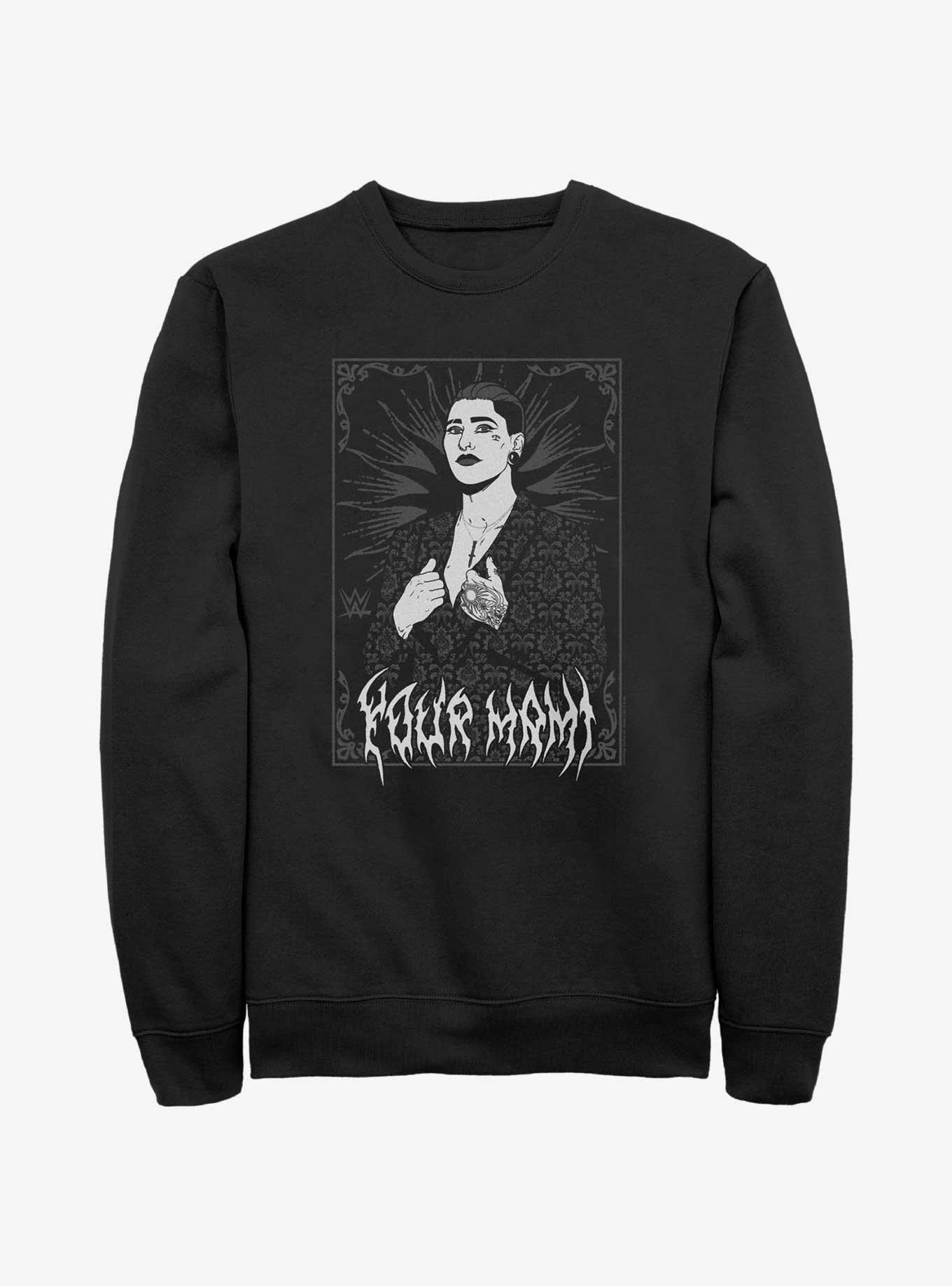 WWE Rhea Ripley Your Mami Tarot Sweatshirt - BLACK | Hot Topic