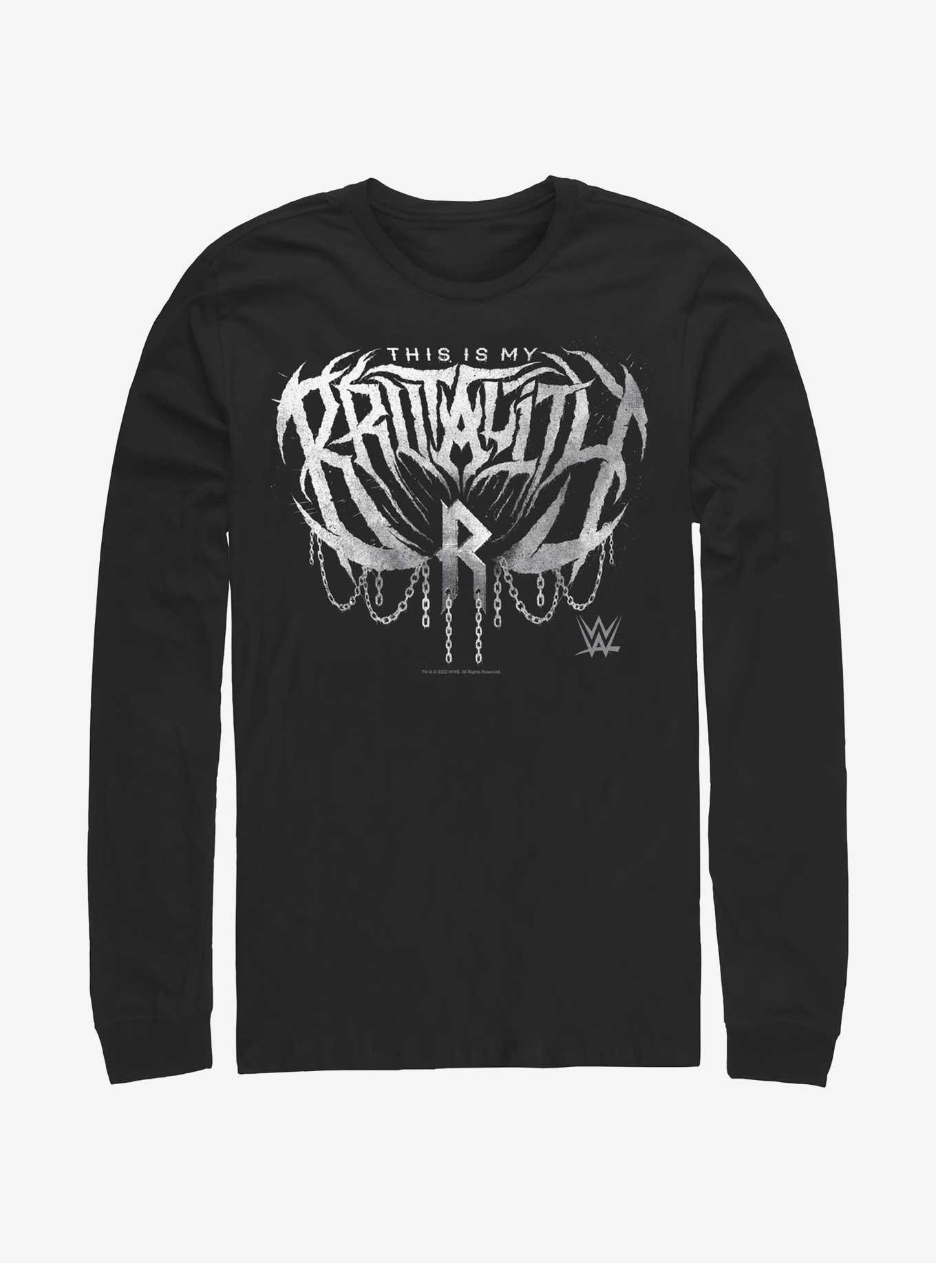 WWE Rhea Ripley This Is My Brutality Long-Sleeve T-Shirt - BLACK | Hot ...