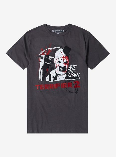 Terrifier 2 Art With Weapon T-Shirt | Hot Topic