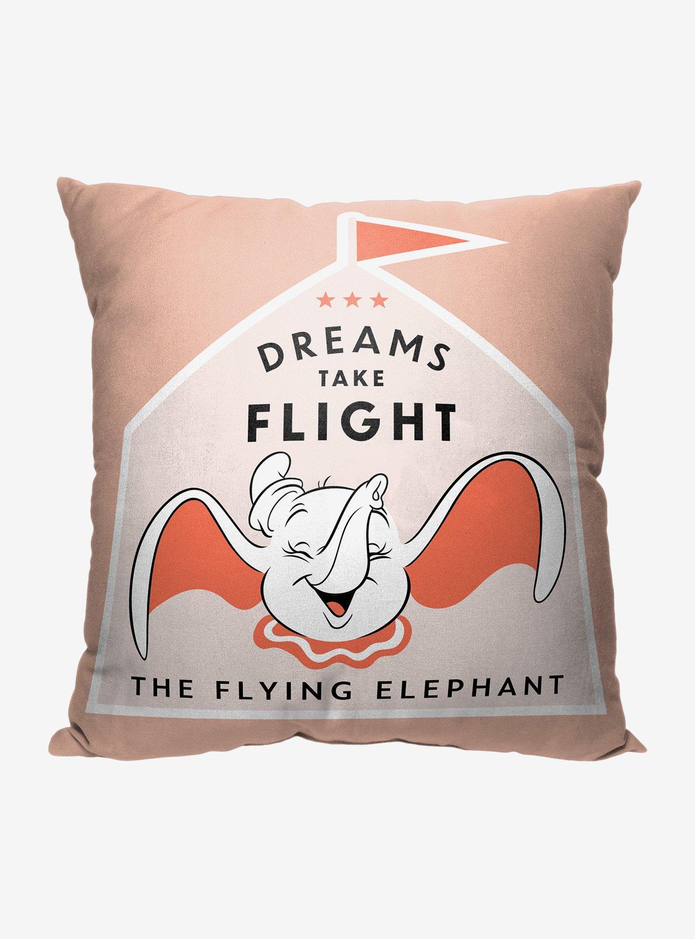 Disney100 Dumbo Take Flight Printed Throw Pillow | Hot Topic