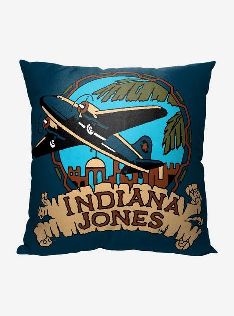 Disney Indiana Jones To The Next Adventure Printed Throw Pillow | Hot Topic