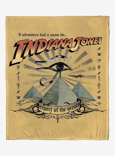 Disney Indiana Jones Expert Of The Occult Silk Touch Throw | Hot Topic