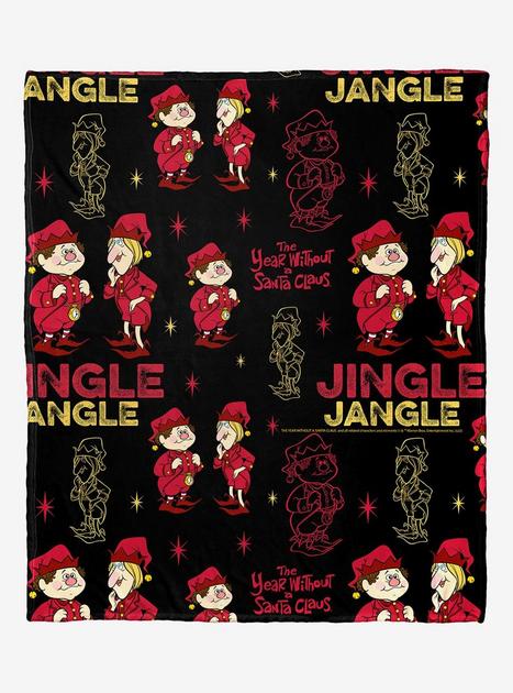 The Year Without A Santa Claus Jingle And Jangle Silk Touch Throw | Hot ...