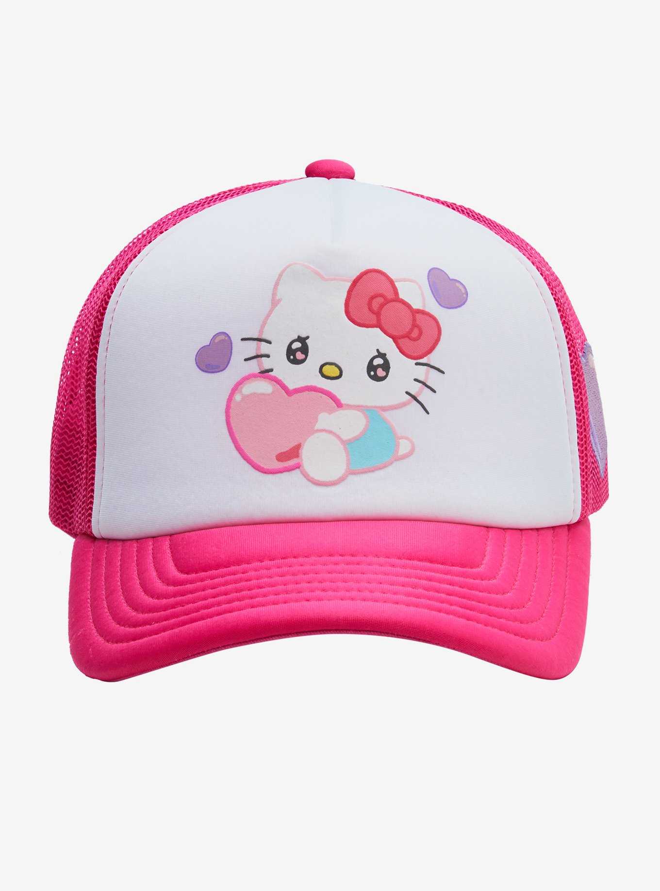 Sanrio Hello Kitty Emo Kyun Trucker Cap — BoxLunch Exclusive | BoxLunch