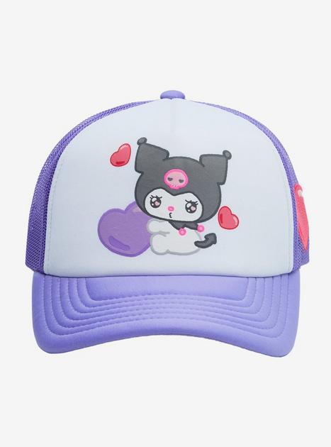 Sanrio Kuromi Emo Kyun Trucker Cap -- BoxLunch Exclusive | BoxLunch