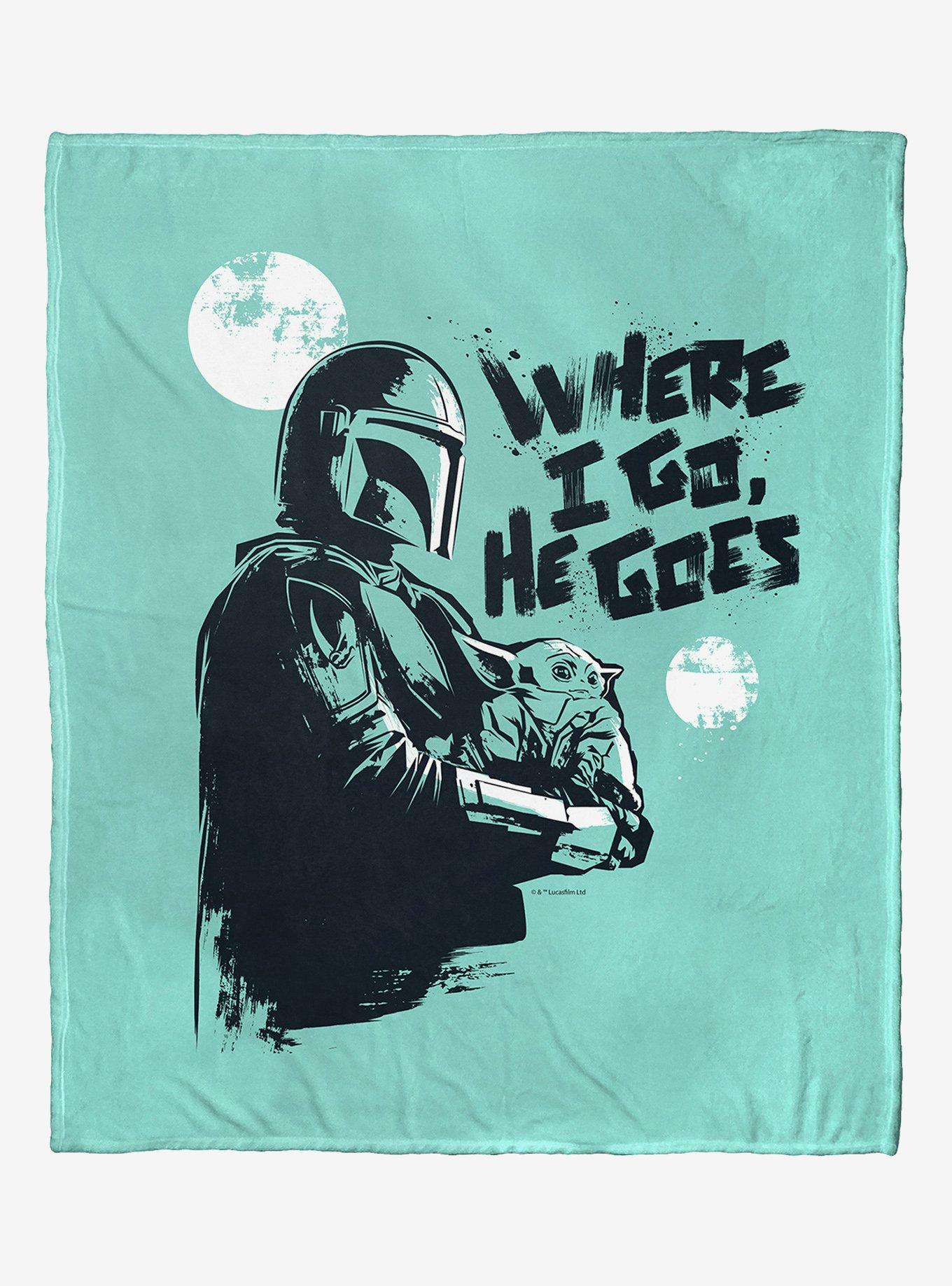 Star Wars The Mandalorian We Go Together Silk Touch Throw | Hot Topic