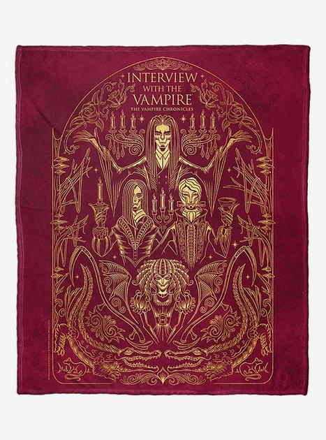 WB 100 Interview With A Vampire Vampire Chronicles Silk Touch Throw ...