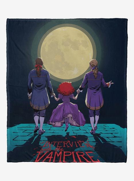 WB 100 Interview With A Vampire Powerful And Beautiful Silk Touch Throw ...