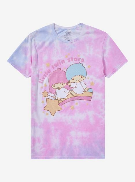 Little Twin Stars Glitter Tie-Dye Boyfriend Fit Girls T-Shirt | Hot Topic
