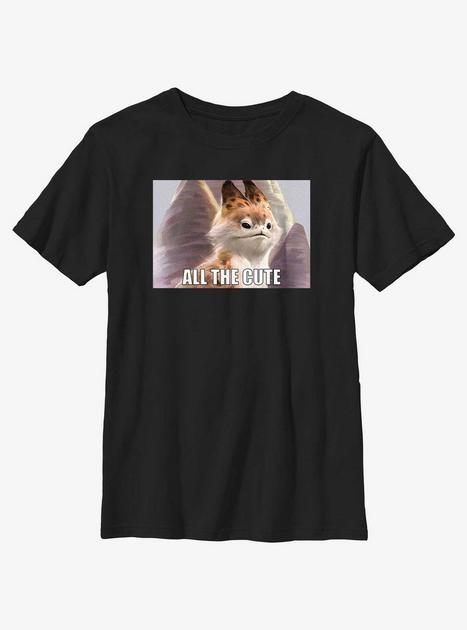 Star Wars Ahsoka Loth-Cat All The Cute Meme Youth T-Shirt - BLACK ...
