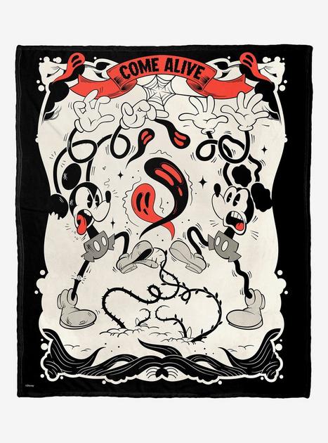 Disney Mickey Mouse Come Alive Silk Touch Throw Blanket | Hot Topic
