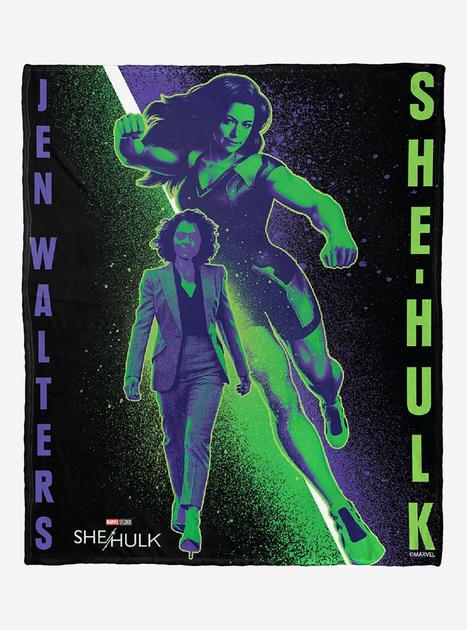 Marvel She Hulk Two Sides Silk Touch Throw | Hot Topic