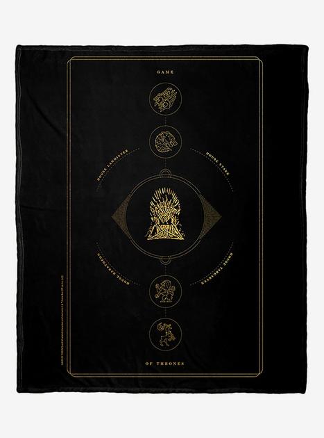 Game Of Thrones Houses For The Throne Silk Touch Throw Blanket | Hot Topic