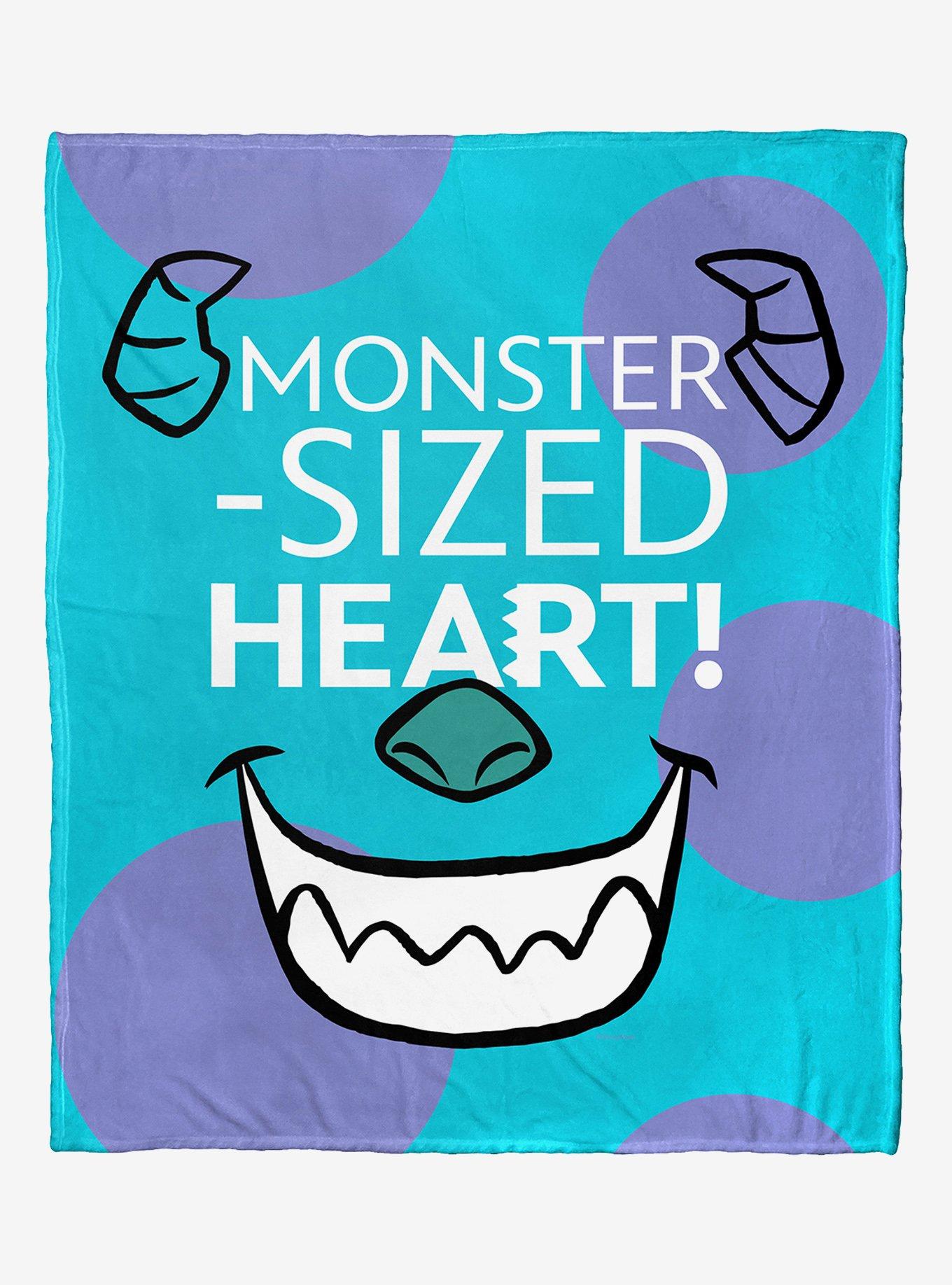 Disney100 Pixar Monsters, Inc. Monster Sized Heart Silk Touch Throw ...