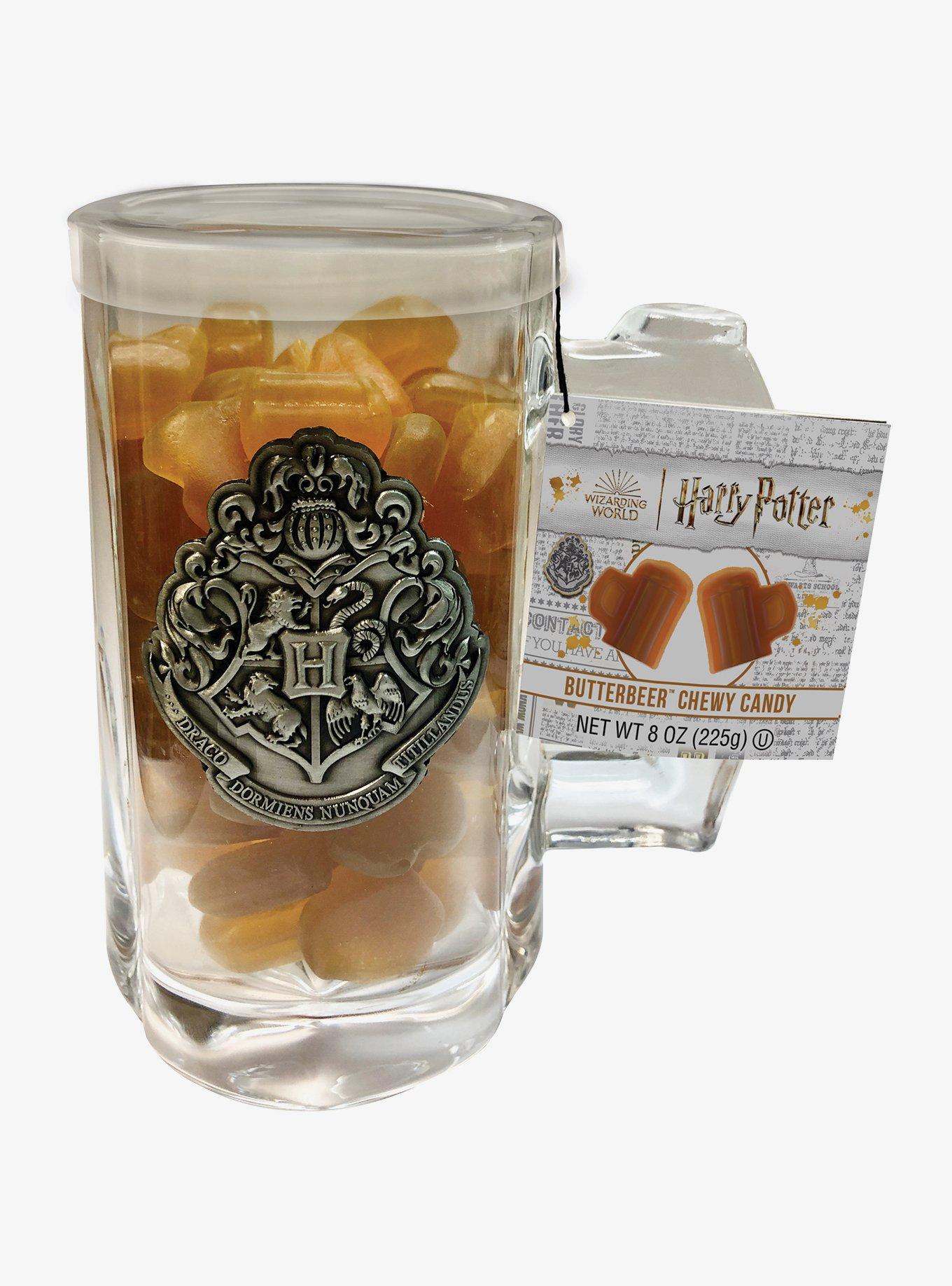 Harry Potter Butterbeer Chewy Candy With Hogwarts Glass | Hot Topic