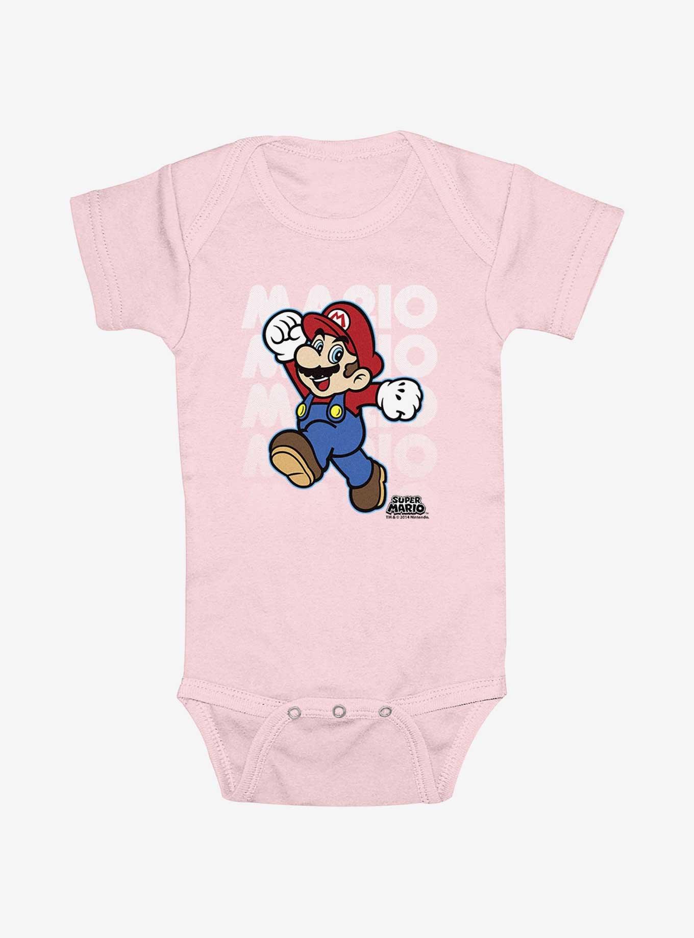 Nintendo Let's Go Mario Infant Bodysuit - PINK | BoxLunch
