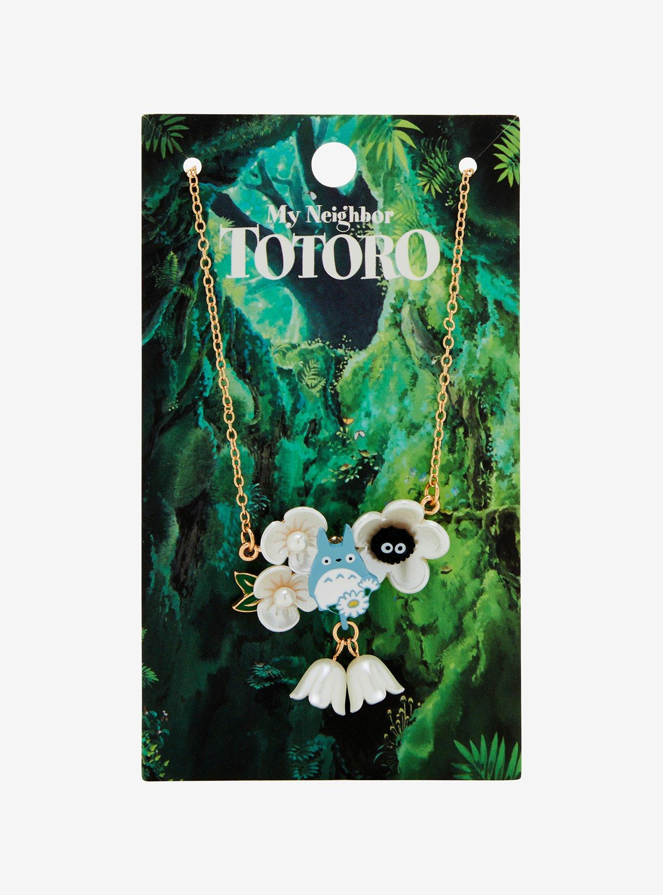 Studio Ghibli My Neighbor Totoro Soot Sprite Floral Necklace ...