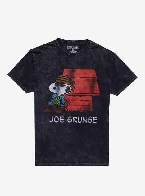 Peanuts Joe Grunge Vintage Dark Wash T-Shirt | Hot Topic