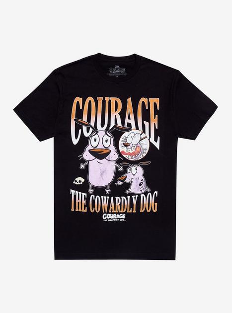 Courage The Cowardly Dog Collage T-Shirt | Hot Topic