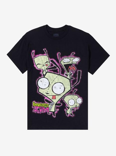 Invader Zim GIR Distressed Collage T-Shirt | Hot Topic