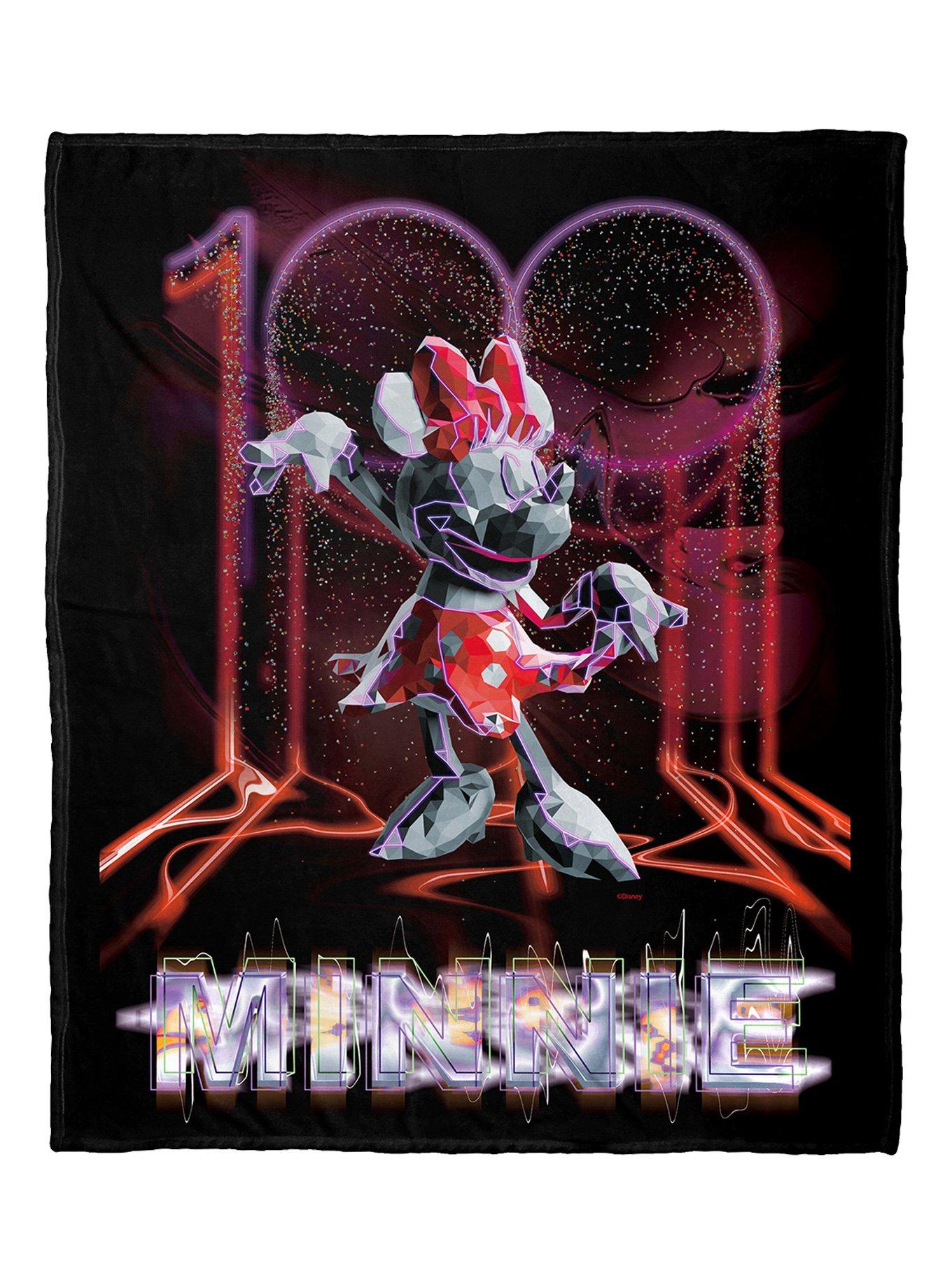 Disney100 Minnie Mouse One Hundred Silk Touch Throw Blanket | BoxLunch