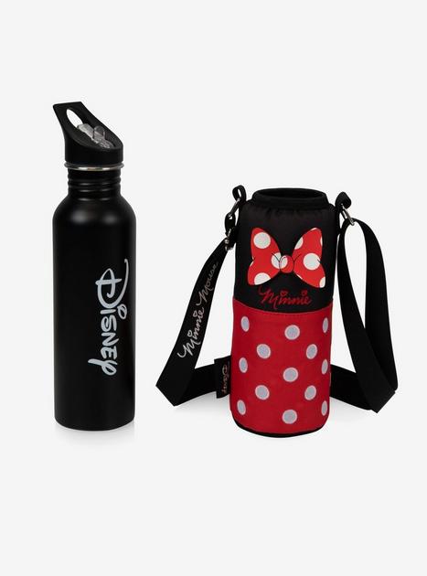 Disney Minnie Mouse Water Bottle with Cooler Tote | Hot Topic