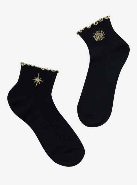 Celestial Lettuce Edge Ankle Socks | Hot Topic