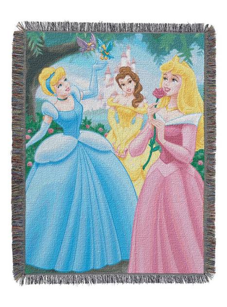 Disney Princess Walk In The Park Metallic Tapestry | BoxLunch