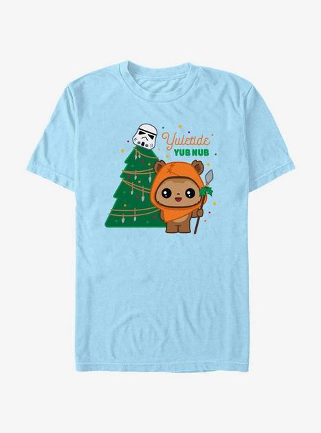 Star Wars Yuletide Yub Nub T-Shirt - BLUE | BoxLunch