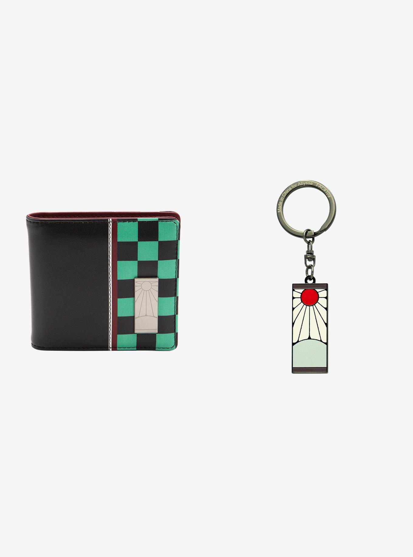 Demon Slayer: Kimetsu No Yaiba Keychain and Tanjiro Kamado Wallet ...