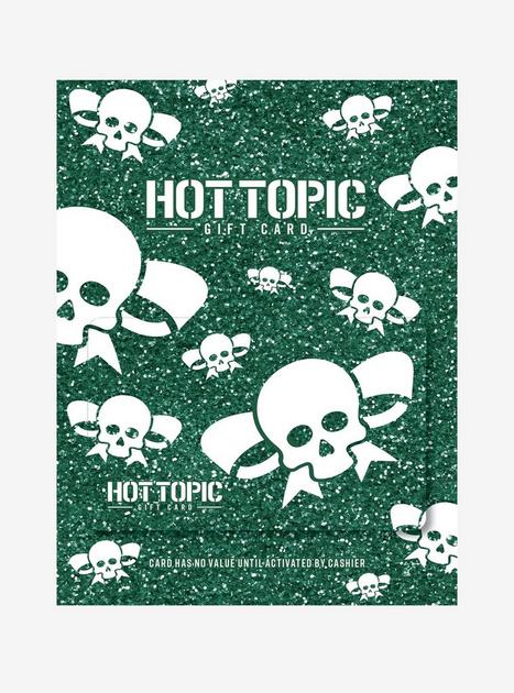 Glitter Skull $10 Gift Card | Hot Topic