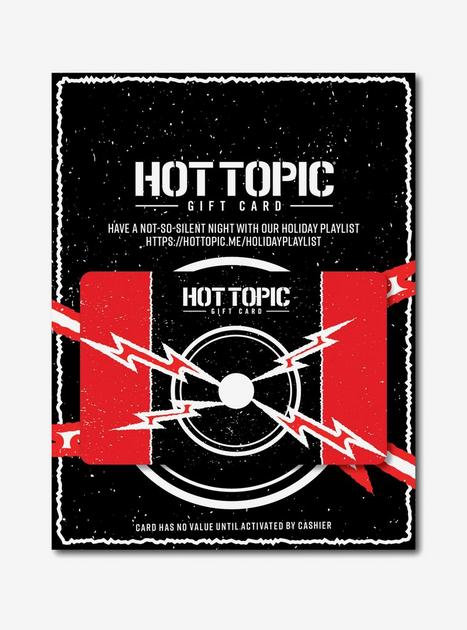 Have A Not So Silent Night $10 Gift Card | Hot Topic