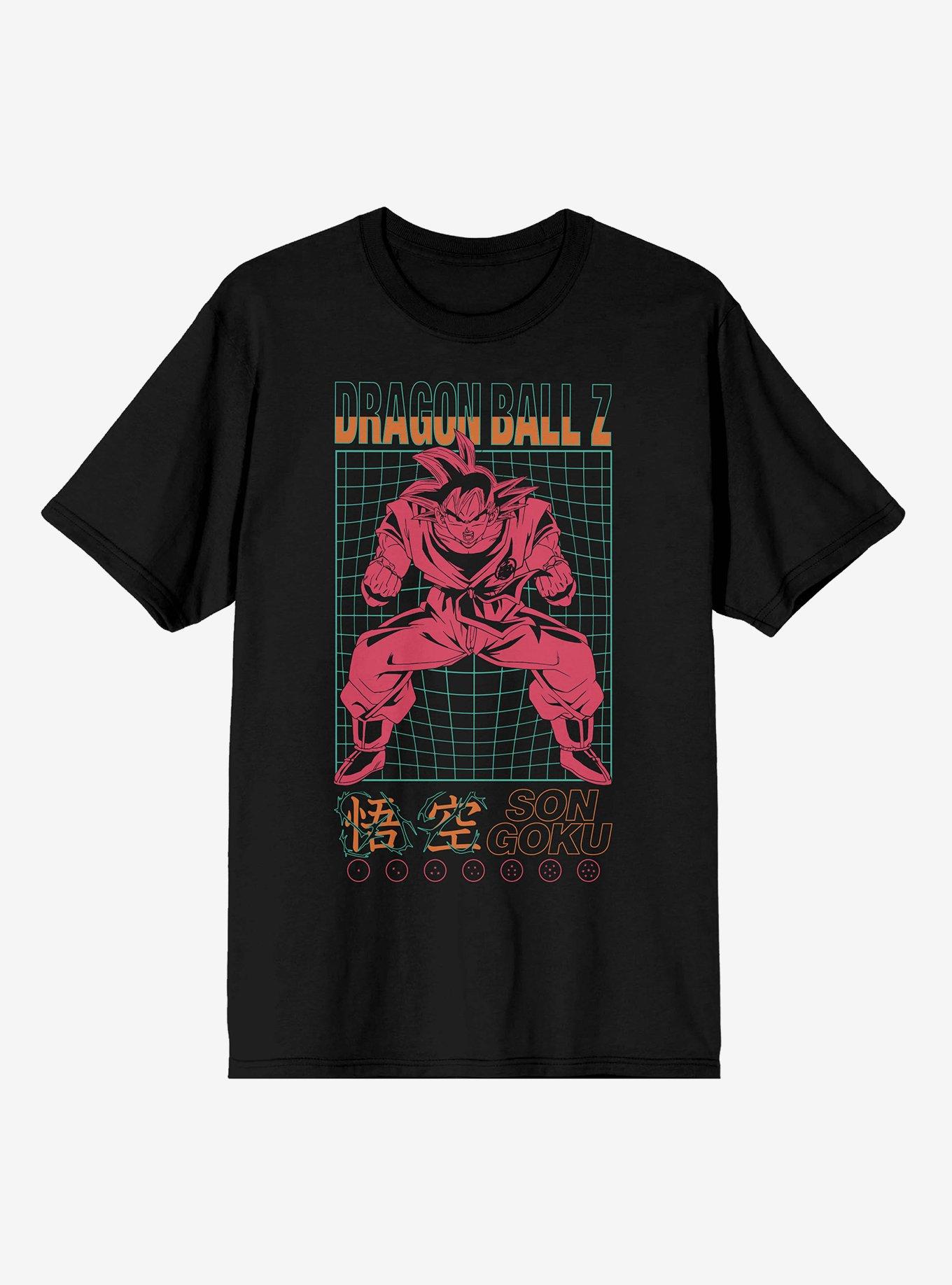 Dragon Ball Z Son Goku Grid T-Shirt | Hot Topic